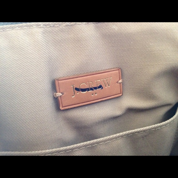 J. Crew Factory | Bags | J Crew Factory Gray Leather Crossbody Satchel ...